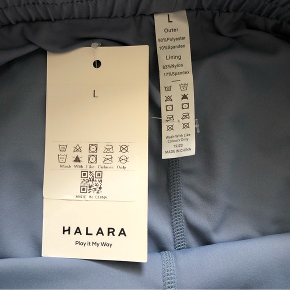 HALARA | Shorts | Nwt Halara Drawstring Contrast Mesh 2in Shorts 4 ...